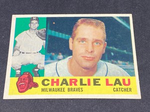 1960 Topps Baseball #312 Charlie Lau Milwaukee Braves | eBay