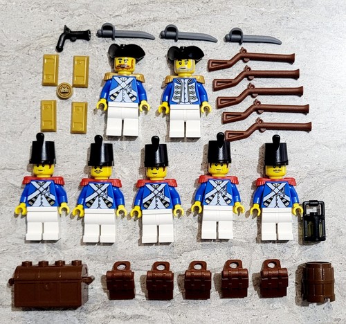 LEGO *Brand New* Pirates x7 Imperial Soldiers Blue Coats Lot 10320 | eBay