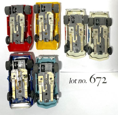 RARE Weighted Super Traction Aurora AFX Non-Mag Slot Cars SEARS Downey ...