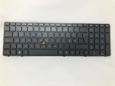 Genuine 652682-081 HP EliteBook 8560w Backlit Keyboard-Denmark | eBay