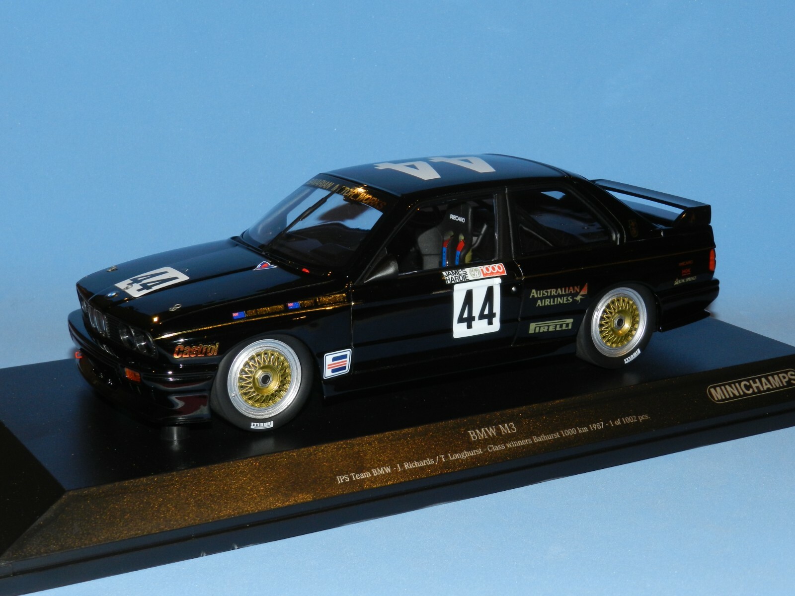 MINICHAMPS BMW M3 #44 JPS Team BMW Richards/Longhurst Class Winners ...