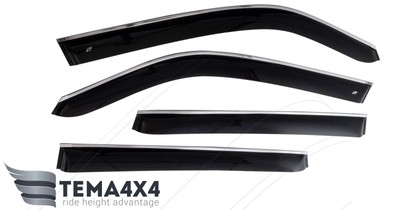 Tape-on Windows Visors Deflector Sun Rain Guard for Mercedes GLK 2008 ...