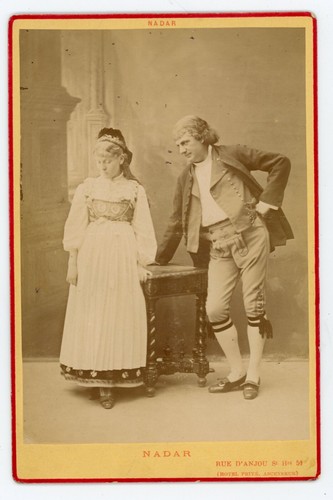 PHOTO CABINET, Suzanne Reichenberg & Frédéric Febvre par NADAR à Paris ...