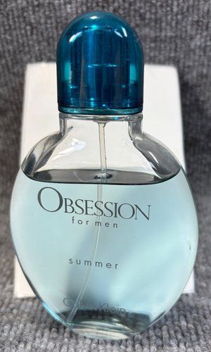 RARE! OBSESSION Summer By Calvin Klein Mens Cologne 4.0fl oz EDP W/ CAP ...
