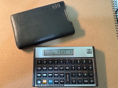 Vintage HP 16C Hewlett Packard Computer Programming Calculator w/ Pouch ...