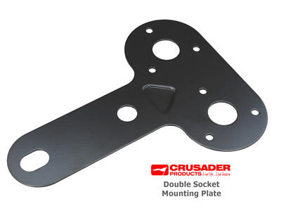 Double Socket Mounting Plate - Suitable For 12N & 12S Sockets | eBay UK