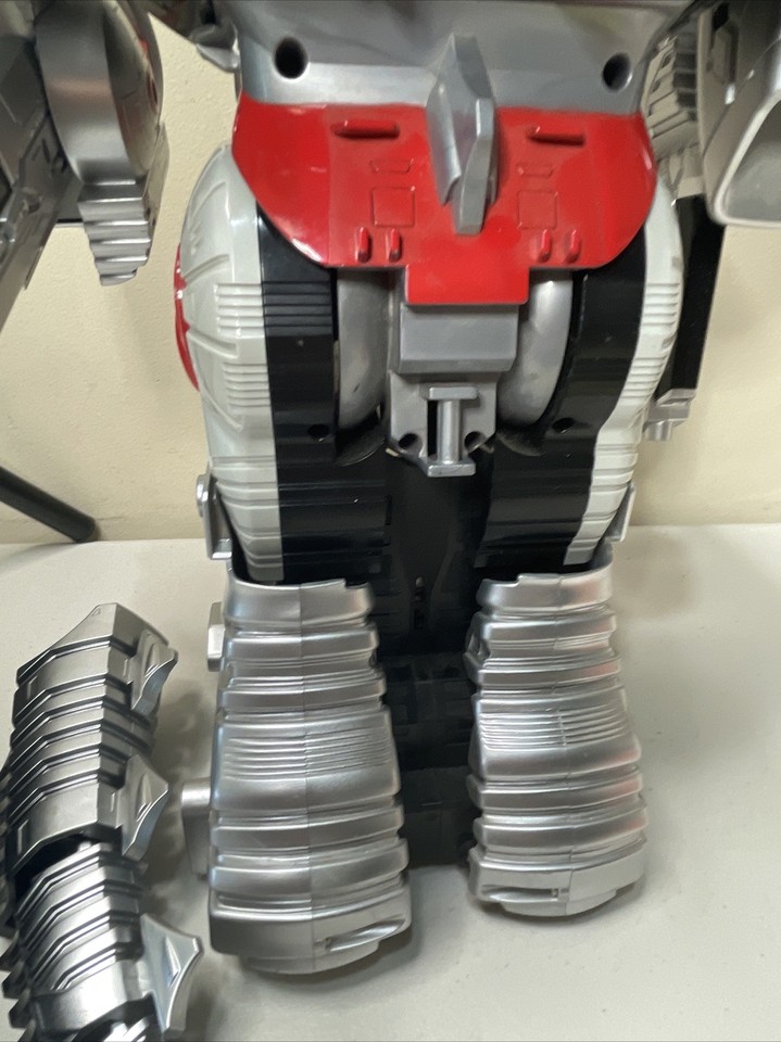 Power Rangers Time Force Quantasaurus Rex Megazord Q-Rex Incomplete Bad ...