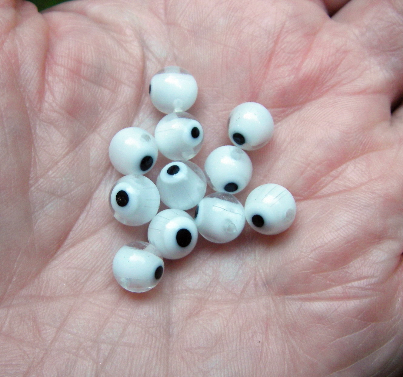 Fish Eye White Fishing Premium Trout/Salmon/Steelhead Beads 8mm 25Ct ...