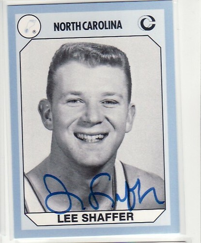 LEE SHAFFER NORTH CAROLINA UNIVERSITY AUTOGRAPHED CARD | eBay