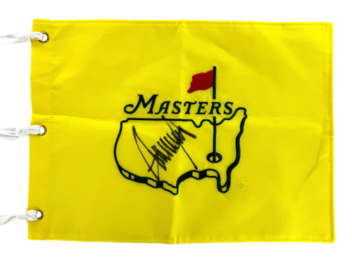 President Donald Trump Signed Autograph Augusta National Masters Golf ...