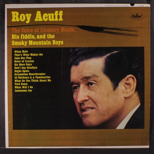 ROY ACUFF: the voice of country music CAPITOL 12" LP 33 RPM | eBay