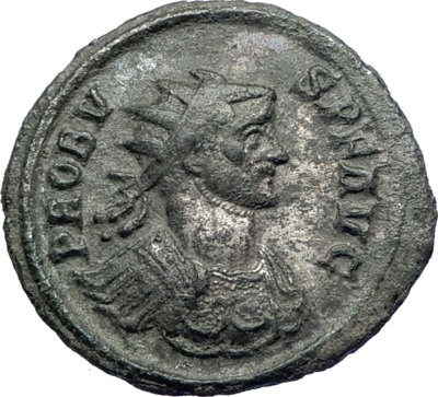PROBUS 276AD Authentic Genuine Silvered Ancient Roman Coin Fides Trust ...