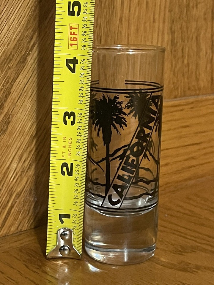 California Palm Tree Alcohol Shot Glass 3oz | eBay