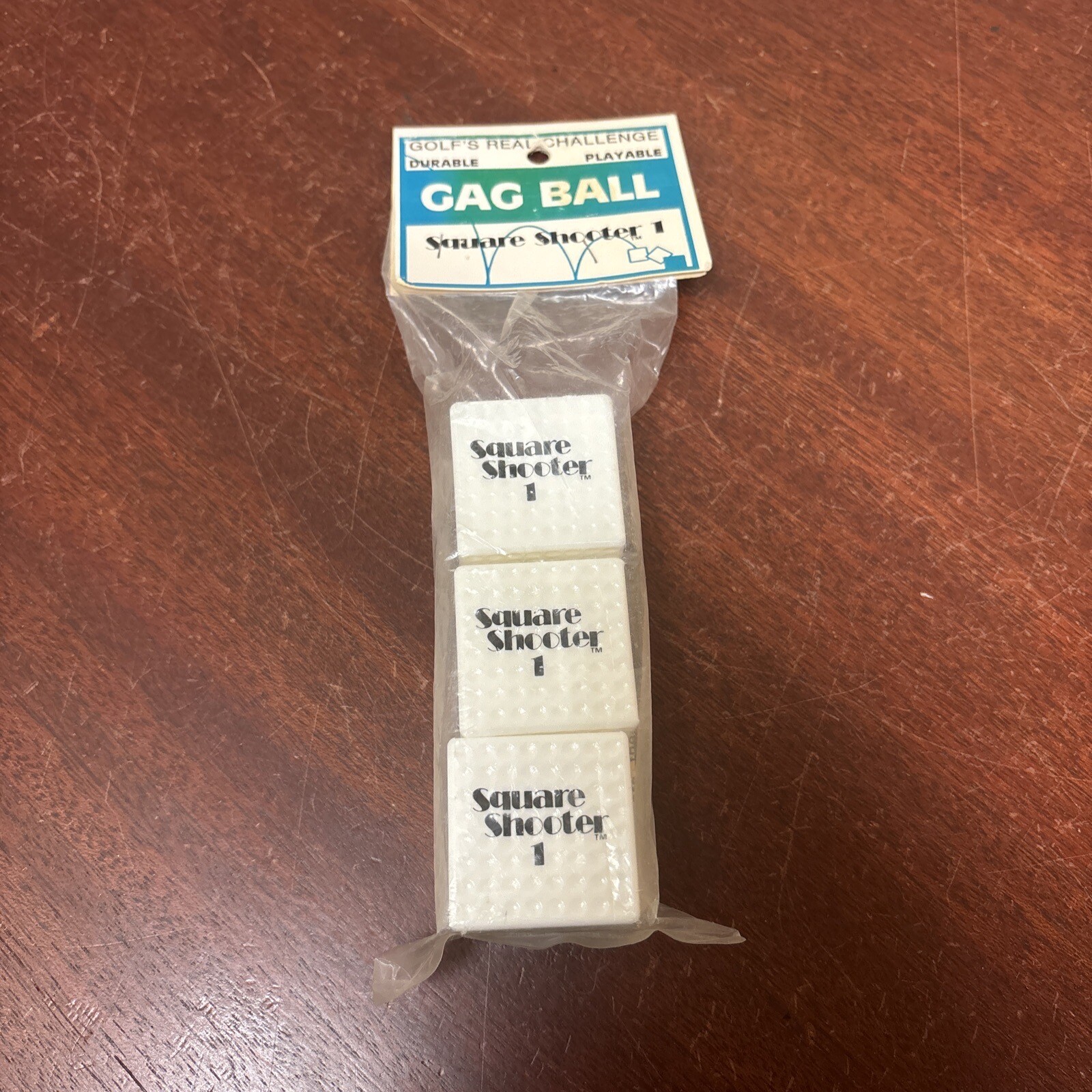 VINTAGE SQUARE SHOOTER 1 NOVELTY SQUARE GOLF BALL CUBE GAG GIFT SET OF ...