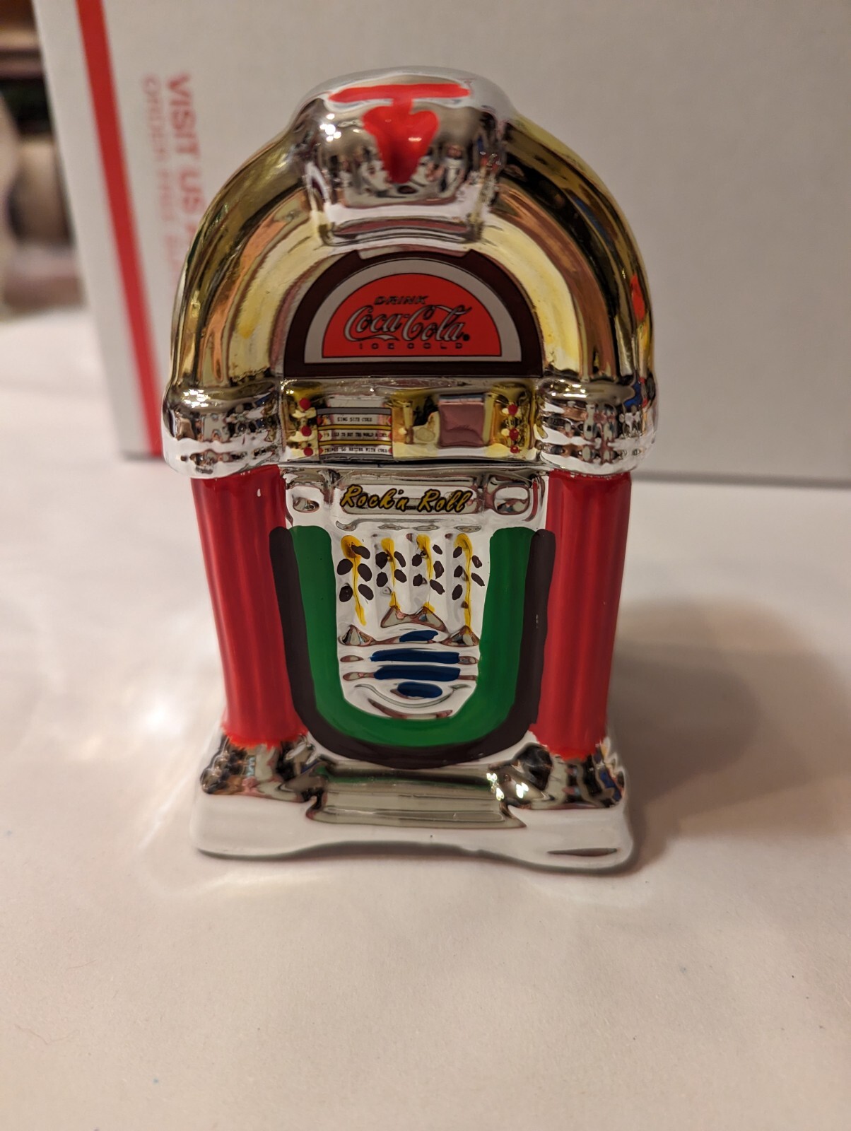 Coca Cola JUKEBOX SALT & PEPPER SHAKER Set - Coke and a Song - New In ...
