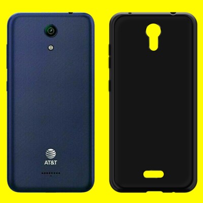 Flexible Black Soft Slim Protective TPU Silicone Cover Case for Cricket ...