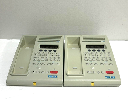 Lot of 2 VEGA Telex C-2002HS Remote Dispatch Console No Power Supply ...