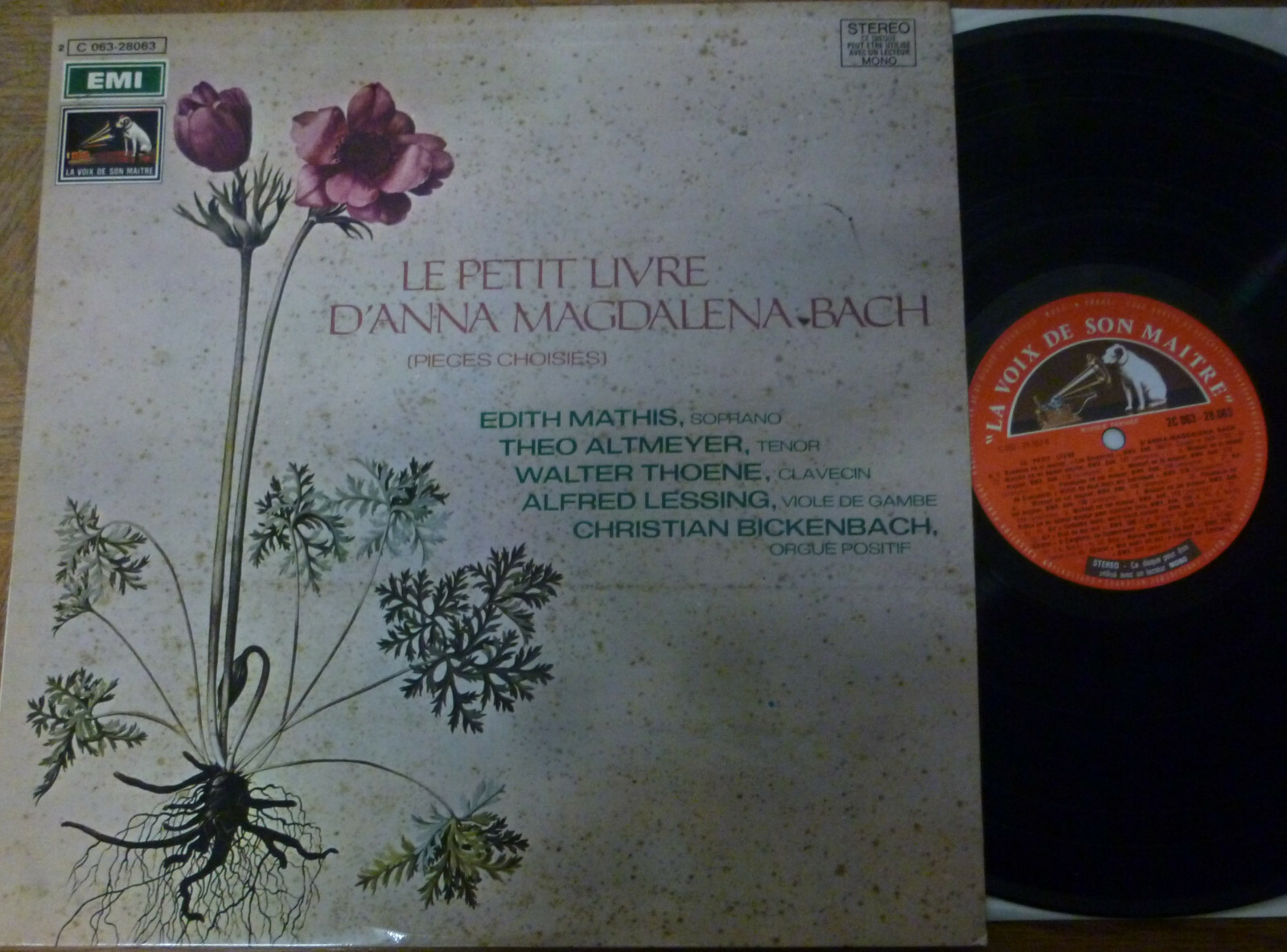 EDITH MATHIS WALTER THOENE / das notenbuchlein fur Anna Magdalena Bach ...