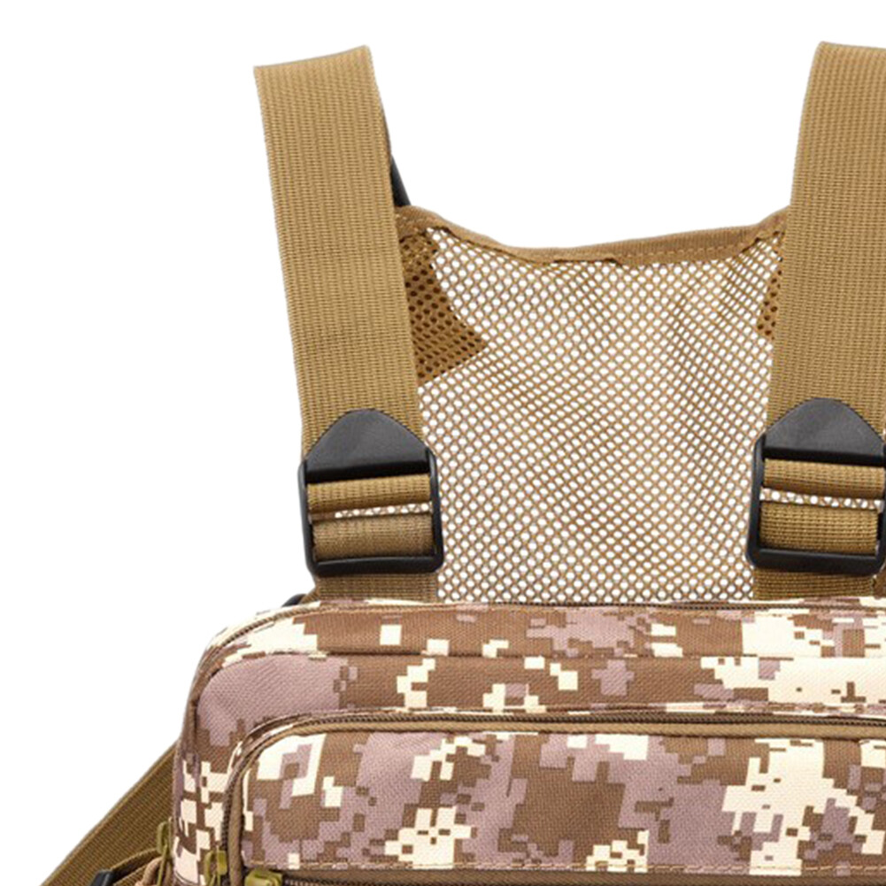 EY# Men Casual Vest Bags Safe Oxford Male Chest Bag for Hiking Travel ...