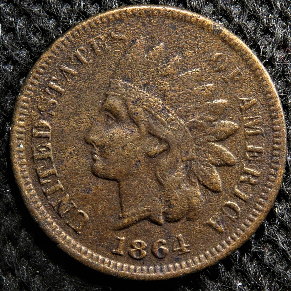 1864-L Indian Head Cent. Rare key date with sharp details! | eBay