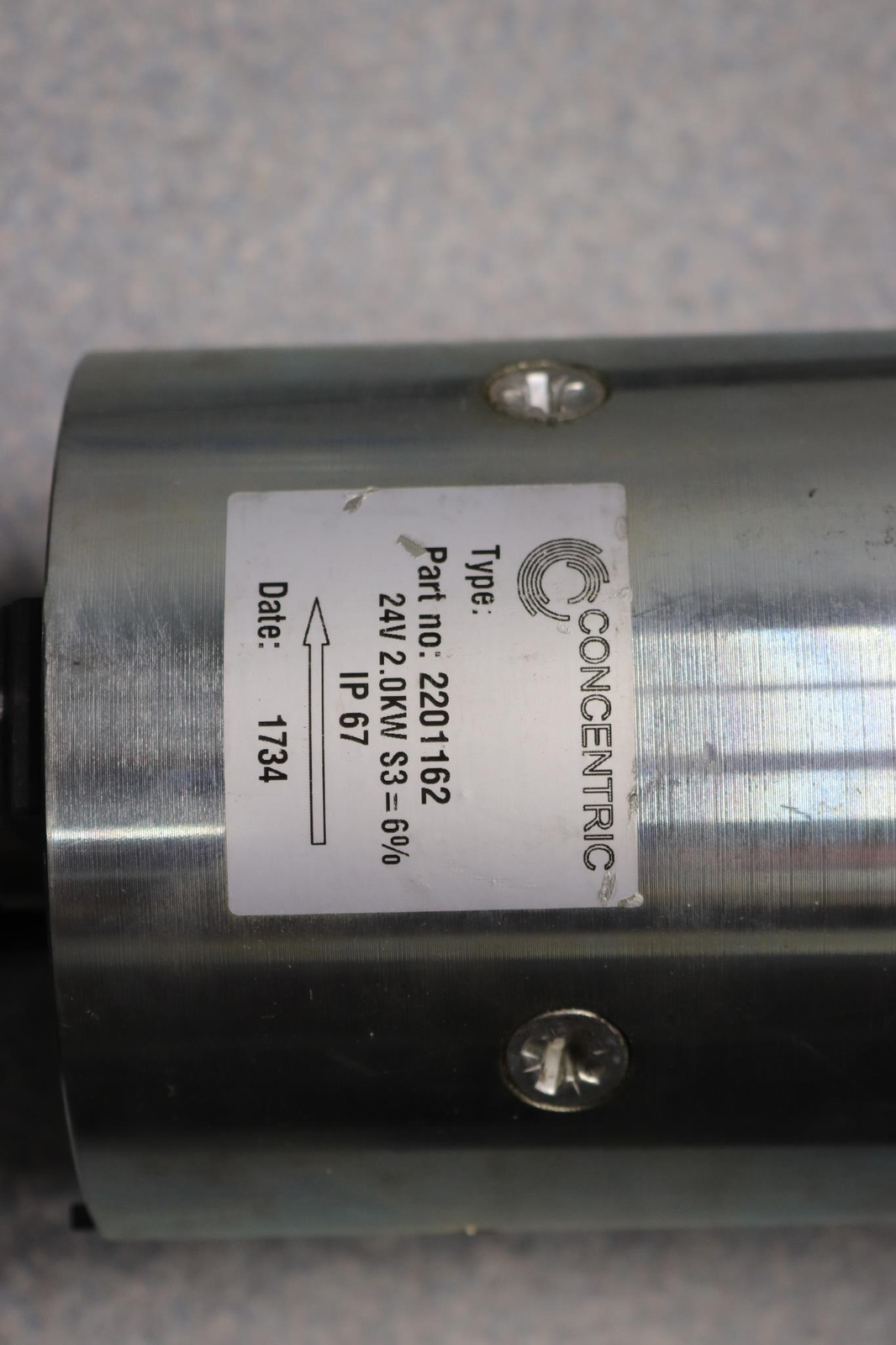 Concentric 24V 2kW Slotted Shaft Electric Pump CCW Hydraulic Power Pack ...