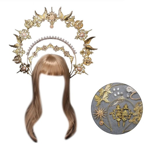 DIY Tiaras Crowns Pageant Prom Angel Headband Bachelorette Party Photo ...