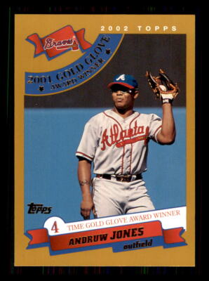 2002 Baseball Topps Andruw Jones Atlanta Braves #711 GG | eBay