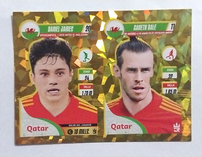 2022 3R Qatar World Cup FIFA #099 DANIEL JAMES / GARETH BALE Wales ...