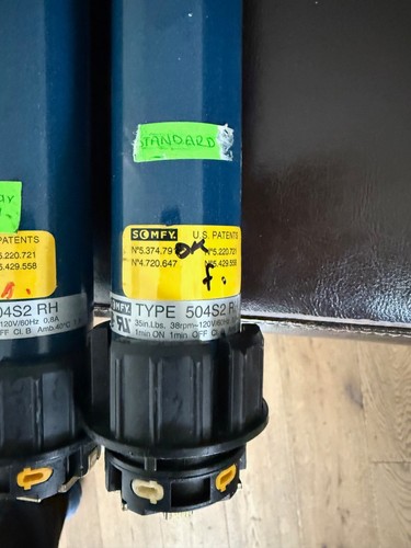 Somfy RTS 504S2 RH Window Shade Motor 120v - Clean Working | eBay