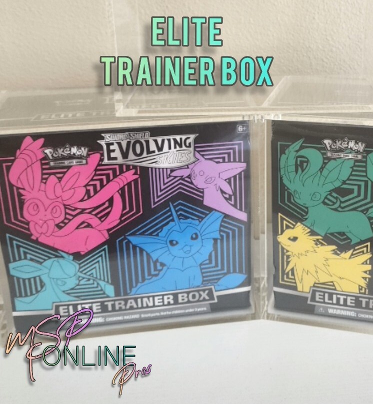 POKEMON ETB MAGNETIC LID CASE PROTECTOR ELITE TRAINER BOX | 5MM Acrylic ...