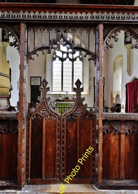 Photo 6x4 Breckles, St. Margaret's Church: The part medieval screen ...