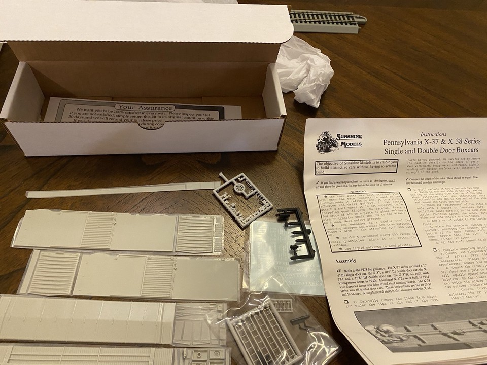 Sunshine Models HO resin kit 44.1 PRR X-37 Pennsy 1939-40 Youngstown ...