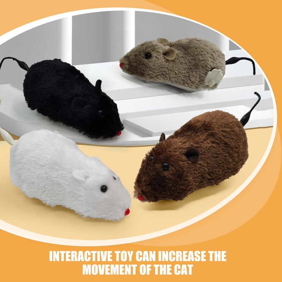 8pcs Wind Up Mice Toy Cartoon Mouse Toys Novelty Mice Shape Windup Toy ...