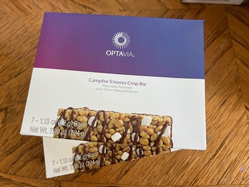 Optavia Chocolate Campfire S'mores Crisp Bar - 14 Bars - Sealed, Not ...