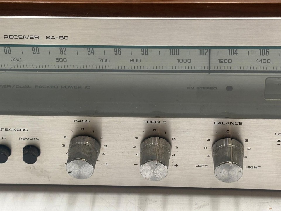 Technics SA-80 by Panasonic FM/AM Stereo Receiver | eBay
