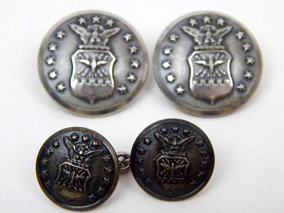 5L Set Of 4 Waterbury Button Co Military Airforce Uniform Buttons ...