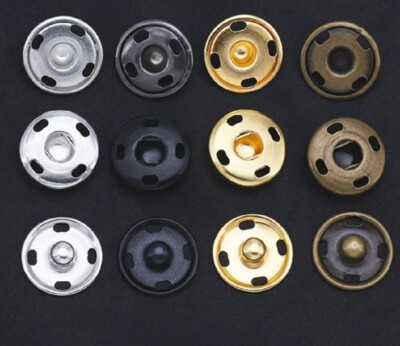 8mm-30mm Large Press Studs Snap Fasteners Poppers Buttons Sewing ...
