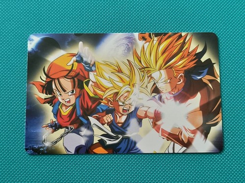 GOKU GT TRUNKS DRAGON BALL Z DBZ CARTE CARD REGULAR NO PRISM HOLO MANGA ...