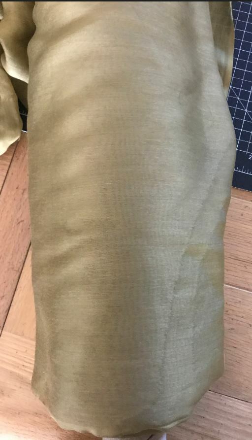 NEW GOLDEN BRONZE SHEER CHIFFON FABRIC FOR CURTAIN CRAFT CLOTHING BTY ...