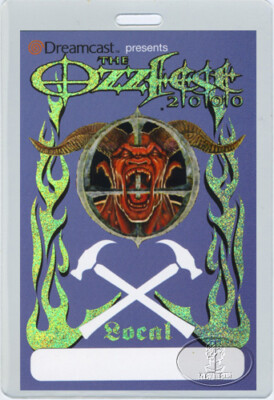 PANTERA GODSMACK OZZFEST 2000 LAMINATED BACKSTAGE PASS | eBay