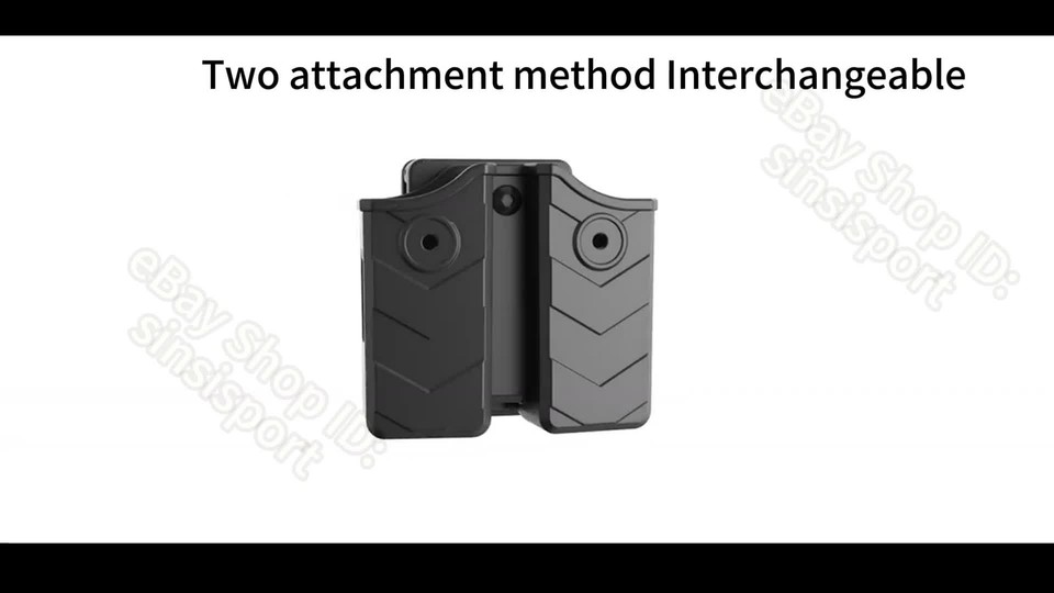 SR9 MAX-9 Double Magazine Holster For Ruger SR9 MAX 9 SR40 Security 9 ...