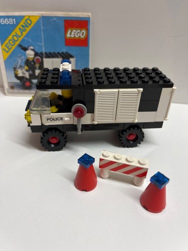Lego 6681 Legoland Polizeiwagen von 1981 mit Anleitung und OVP | eBay.de