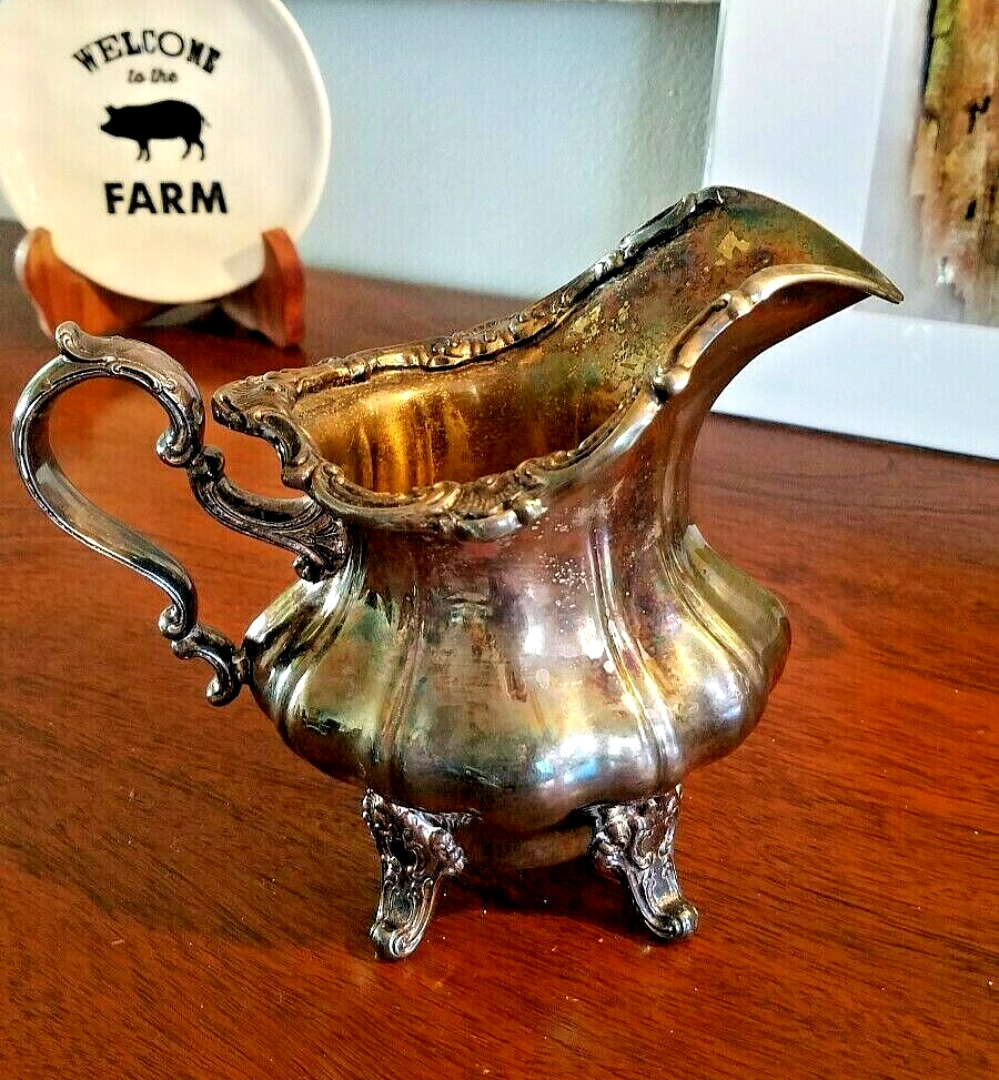 Gorham Strasbourg Silver Plated Creamer Pitcher YC 3133 | eBay