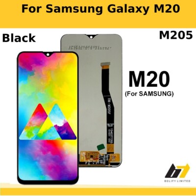 For Samsung Galaxy M20 M205F Touch Screen Display LCD Replacement ...