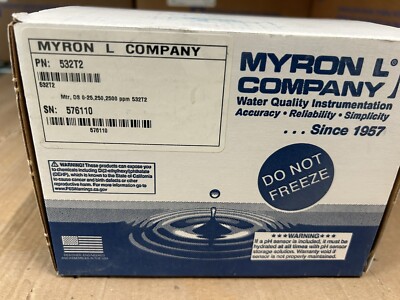 Myron L Company DS Water Meter TDS 3 Range ~ # 532T2 | eBay