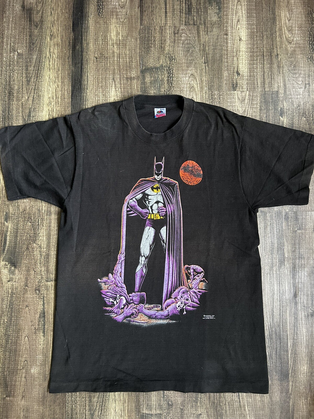 Vintage 1988 Batman DC Shirt Single Stitch Large - Gem