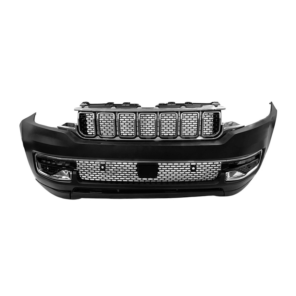 Front Bumper Grille Complete Assembly For 2022-2024 Jeep Wagoneer ...
