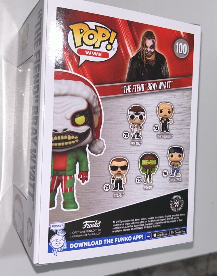 Funko Pop The Fiend Bray Wyatt 100 Glow In The Dark Walmart Exclusive ...