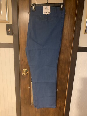 JettJeans3-Mens High Waste Straight Fit Stretch Jeans 46W/30L | eBay