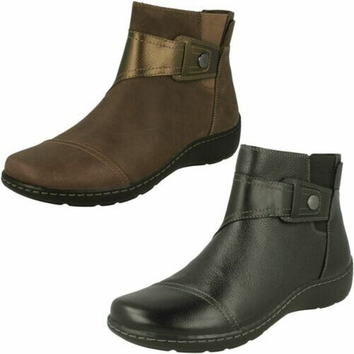 'Femmes Clarks' Bracelet Détaillé Bottines - Cora Tropique | eBay